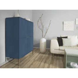 Spanplatten / MDF beschichtet 25720 graphite blue, MN matt natur