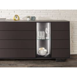 Spanplatten / MDF beschichtet 25726 sepia brown, MN matt natur