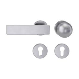 Rosettengarnitur, CARLA, Wechsel li - Knopf R4, Cliptechnik